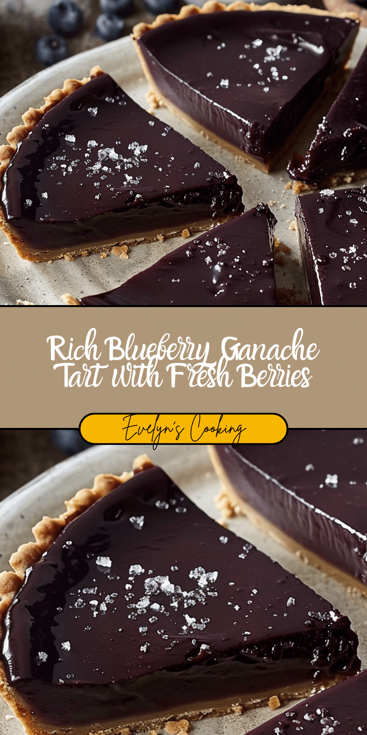 The Original Blueberry Ganache Tart Recipe | Evelyn's Cooking