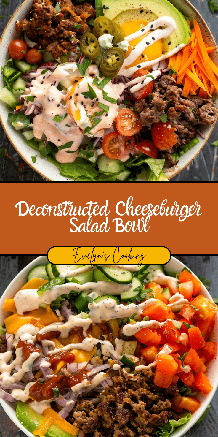 Fully Loaded Burger Bowl with “Special Sauce” | Evelyn's Cooking