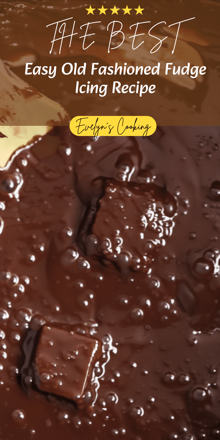 Old Fashioned Fudge Icing | Evelyn's Cooking