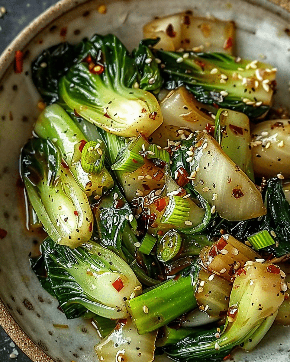 Garlic Ginger Bok Choy Stir-Fry | Evelyn's Cooking