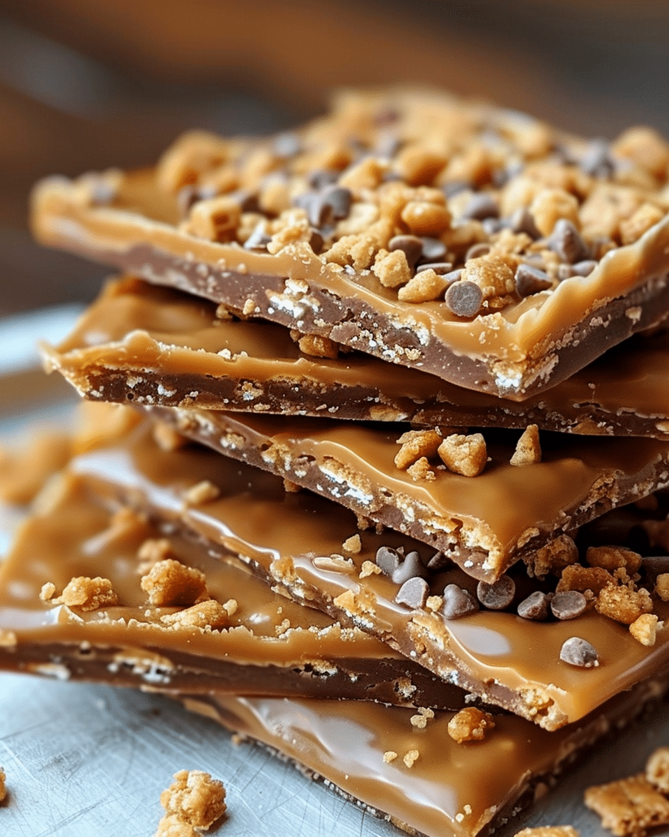 Graham Cracker Toffee | Evelyn's Cooking