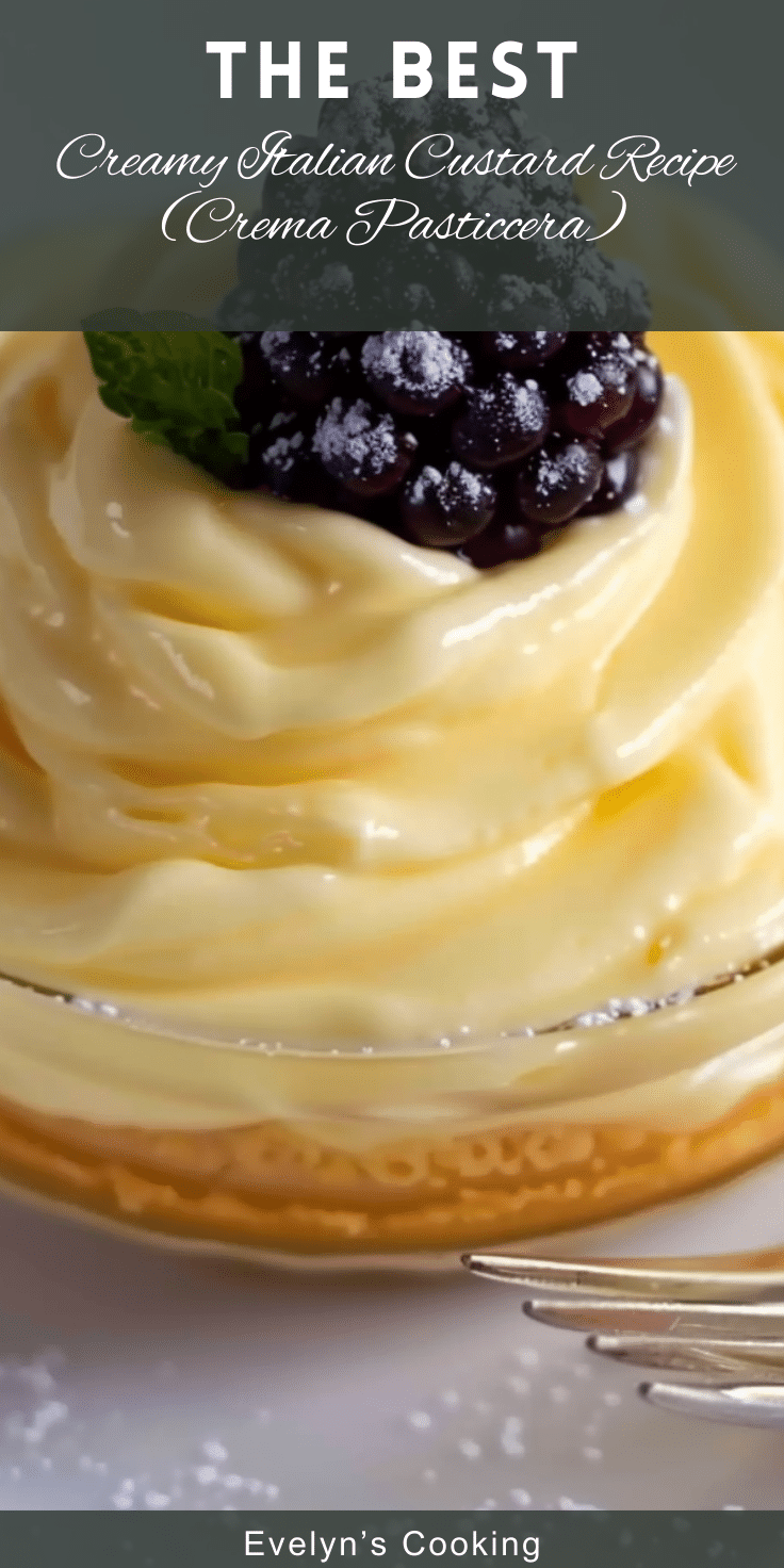 Italian Pastry Cream (Crema Pasticcera) | Evelyn's Cooking