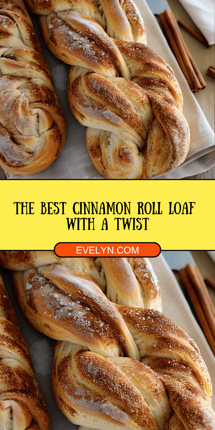 Easy and Fast Cinnamon Twist Loaf | Evelyn's Cooking