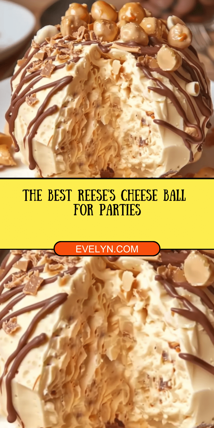 Reese’s Cheese Ball: Peanut Butter Bliss Dessert Recipe | Evelyn's Cooking