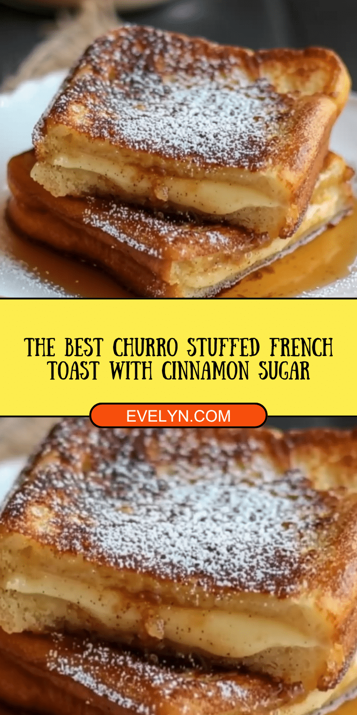 Churro Stuffed French Toast with Cinnamon Sugar | Evelyn's Cooking