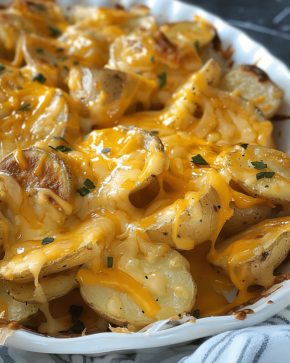 Easy Cheesy Garlic Ranch Potatoes | Evelyn's Cooking