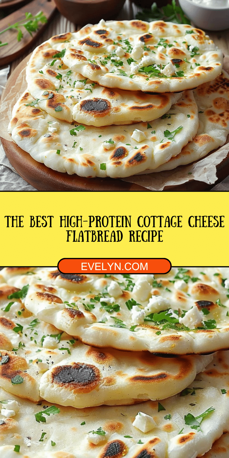 Cottage Cheese Flatbread (High-Protein) | Evelyn's Cooking