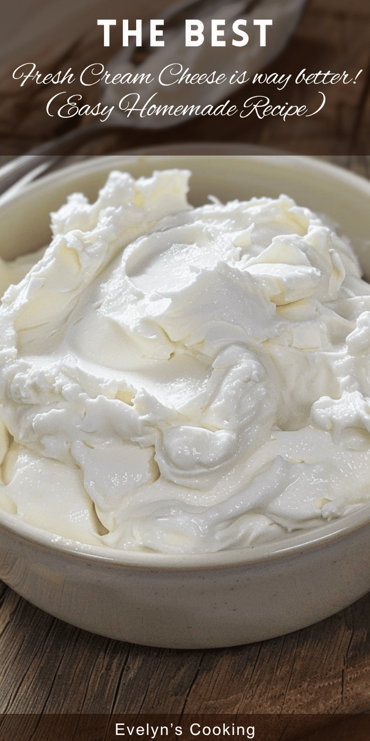 Homemade Fresh Cream Cheese | Evelyn's Cooking