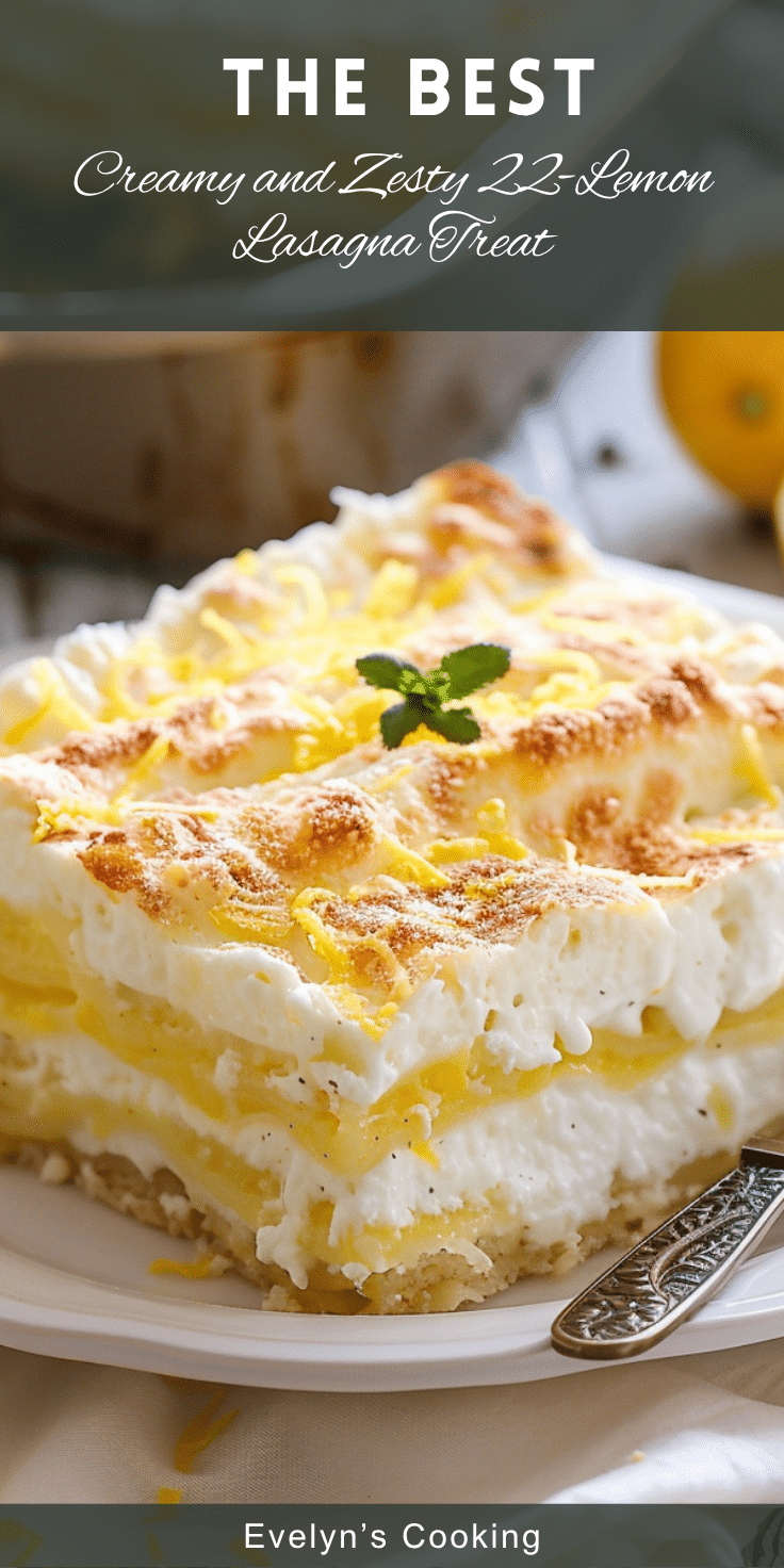 Lemon Lasagna | Evelyn's Cooking