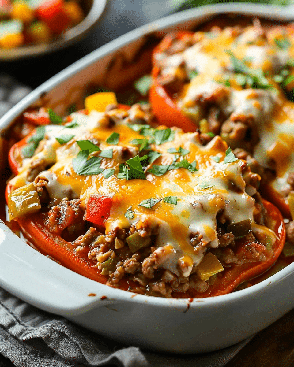 Stuffed Pepper Casserole | Evelyn's Cooking