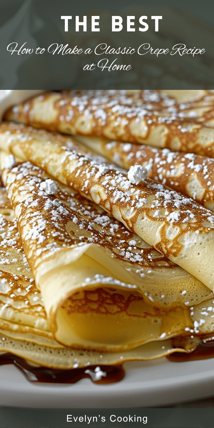 Classic Crepe Recipe | Evelyn's Cooking