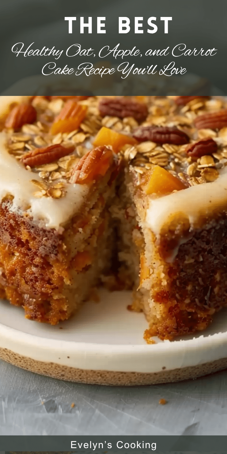 Oat Apple And Carrot Cake Evelyn S Cooking