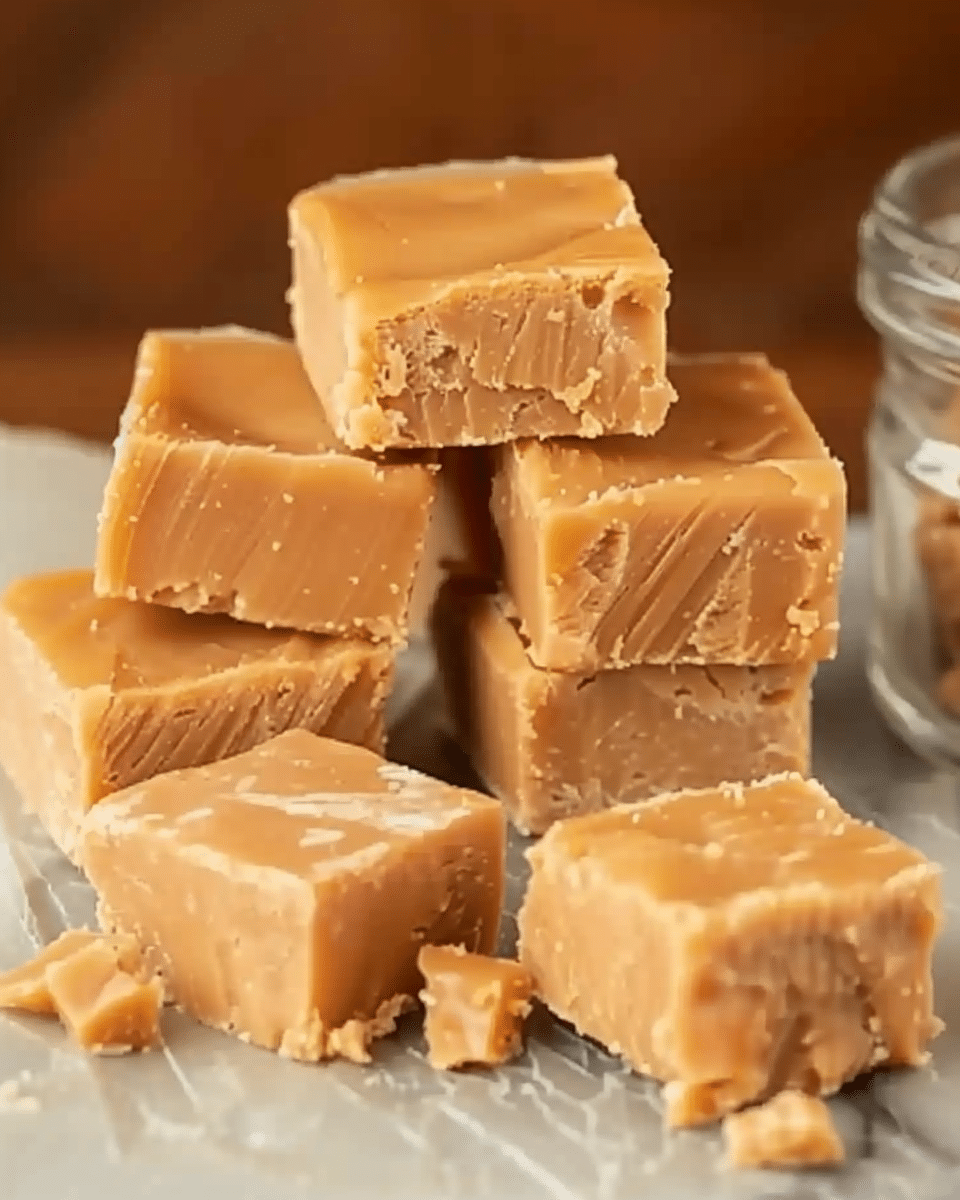 Old-Fashioned Butterscotch Fudge with Toasted Pecans | Evelyn's Cooking
