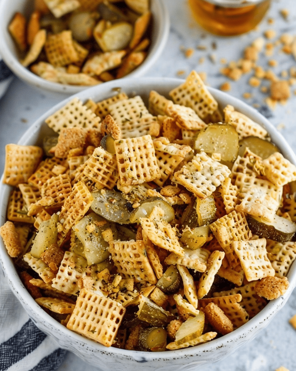 Dill Pickle Chex Mix | Evelyn's Cooking