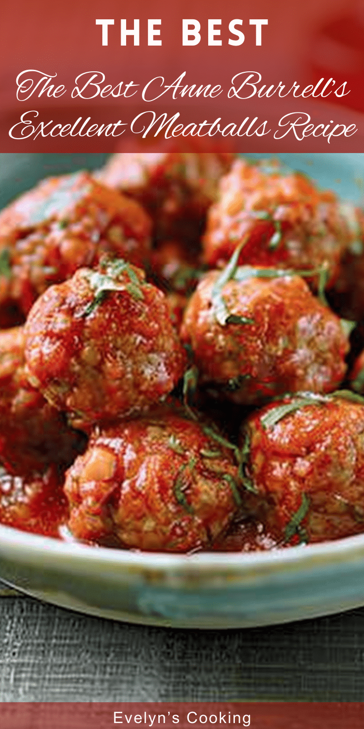 Anne Burrell’s Excellent Meatballs | Evelyn's Cooking