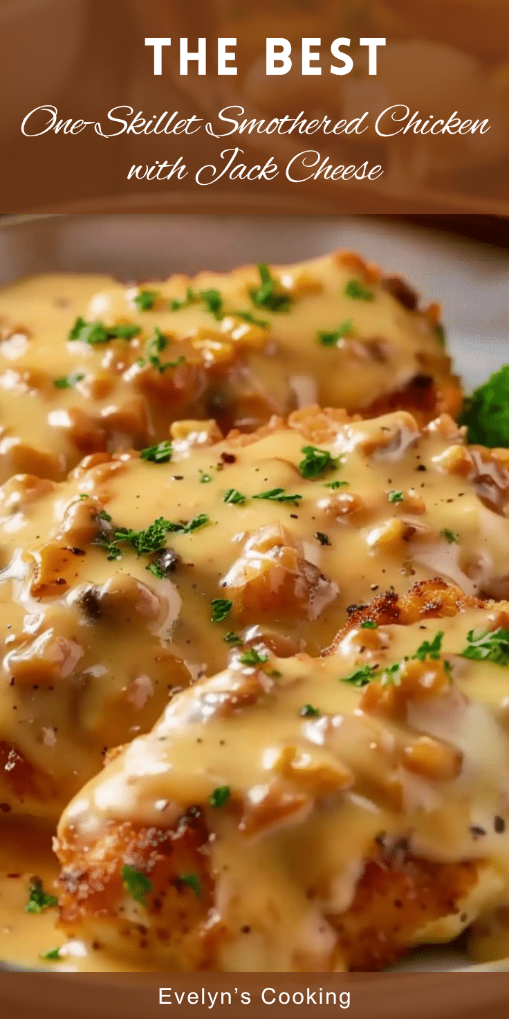 Texas Roadhouse Smothered Chicken with Jack Cheese | Evelyn's Cooking