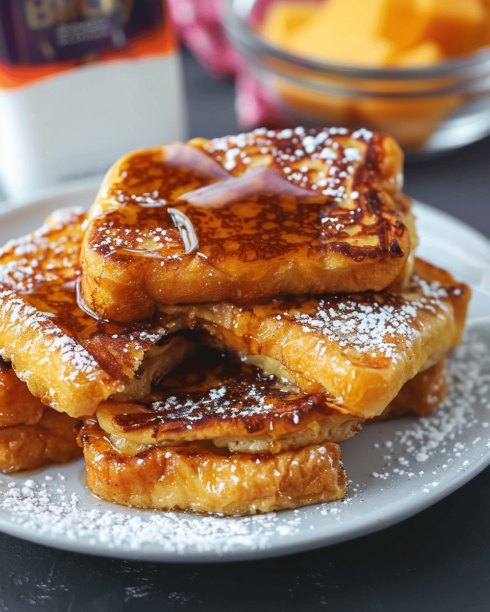 Hawaiian Roll French Toast | Evelyn's Cooking