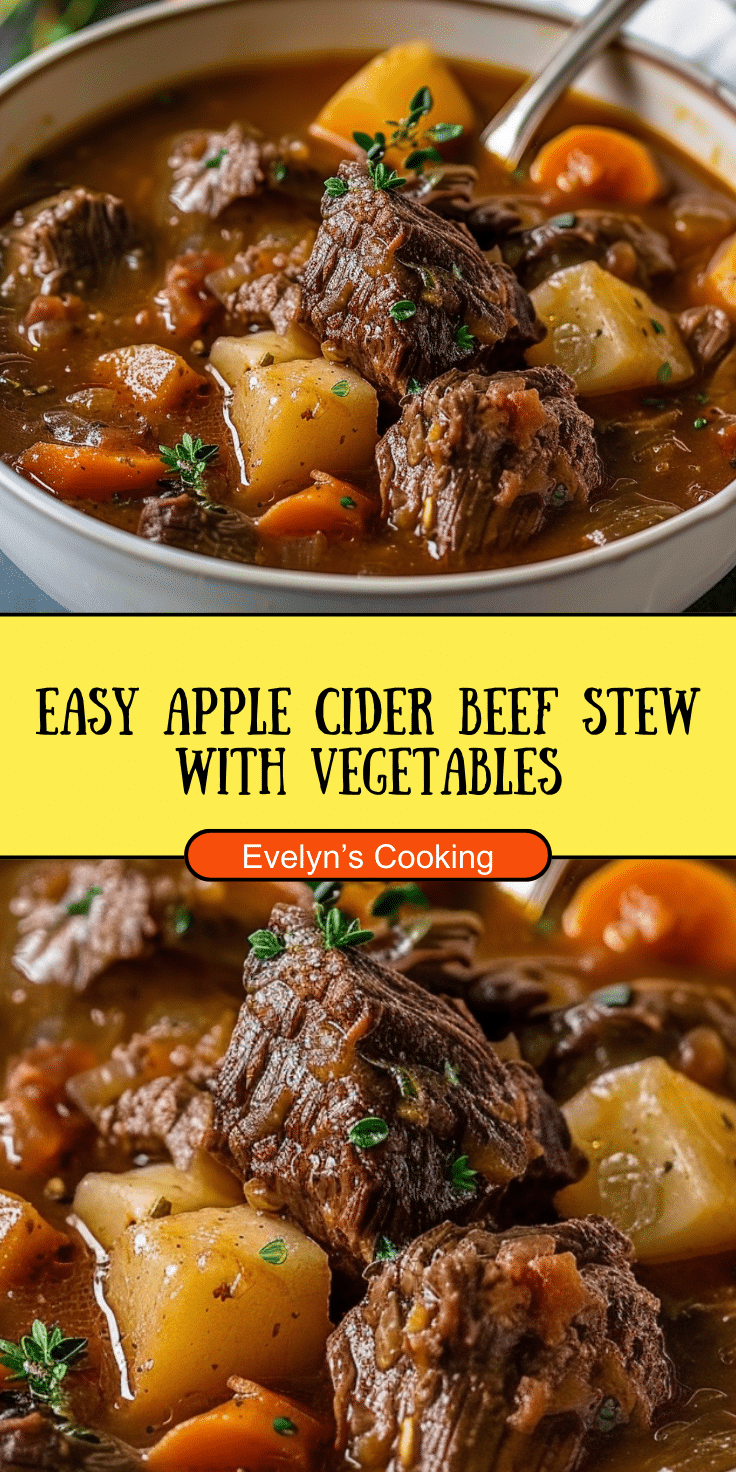 Apple Cider Beef Stew | Evelyn's Cooking