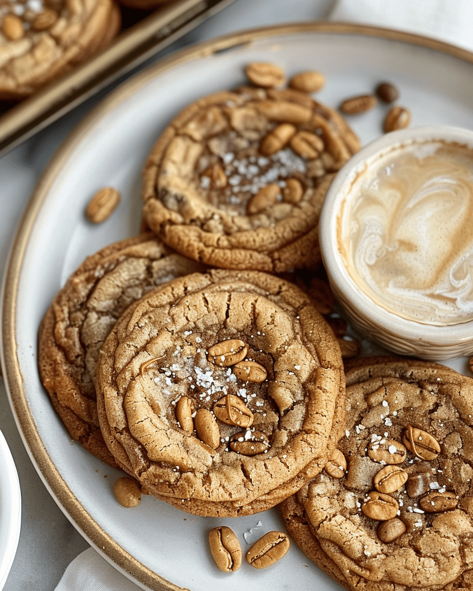 Brown Butter Coffee Toffee Cookies | Evelyn's Cooking