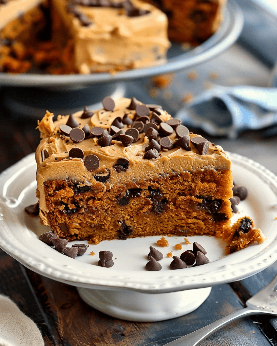 Moist Pumpkin Chocolate Chip Cake | Evelyn's Cooking