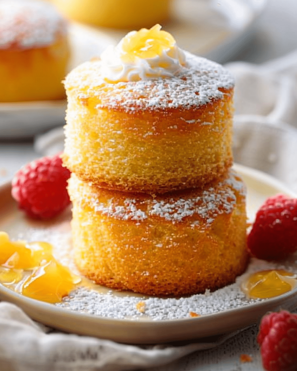 Mini Vanilla Sponge Cakes with Jam and Cream | Evelyn's Cooking