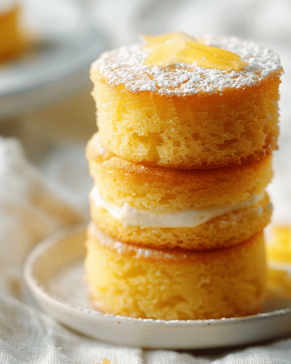 Mini Vanilla Sponge Cakes with Jam and Cream | Evelyn's Cooking