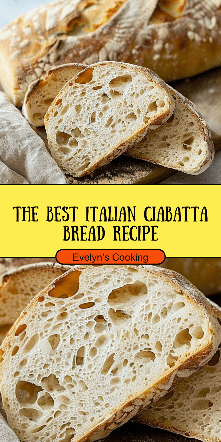 Homemade Ciabatta Bread | Evelyn's Cooking
