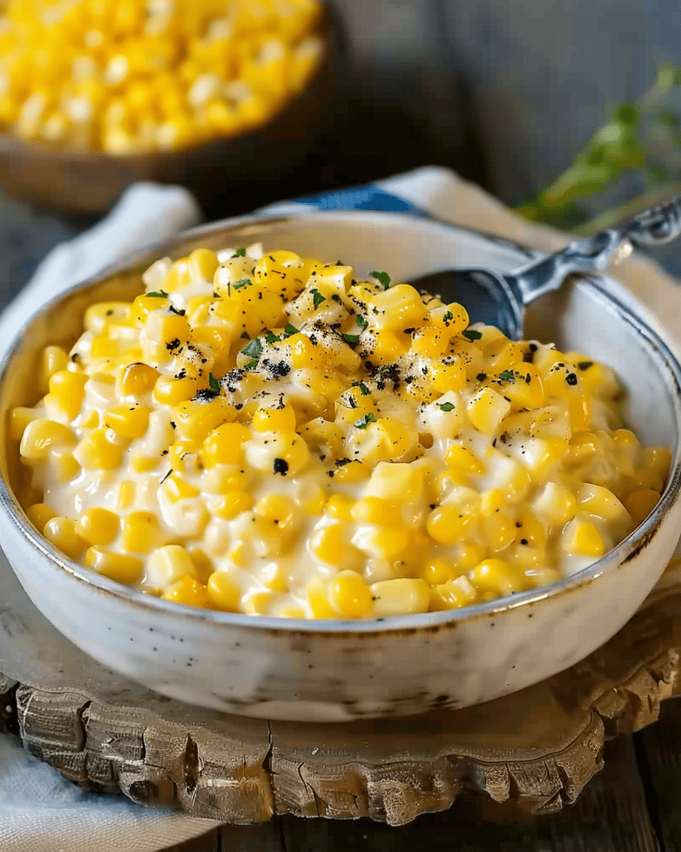 Crockpot Creamed Corn | Evelyn's Cooking