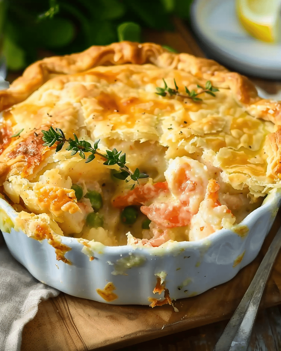 Seafood Pot Pie | Evelyn's Cooking