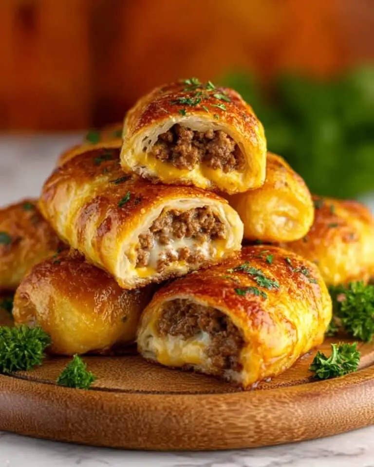 Cheesy Ground Beef Stuffed Bread: Cozy & Delicious Meal
