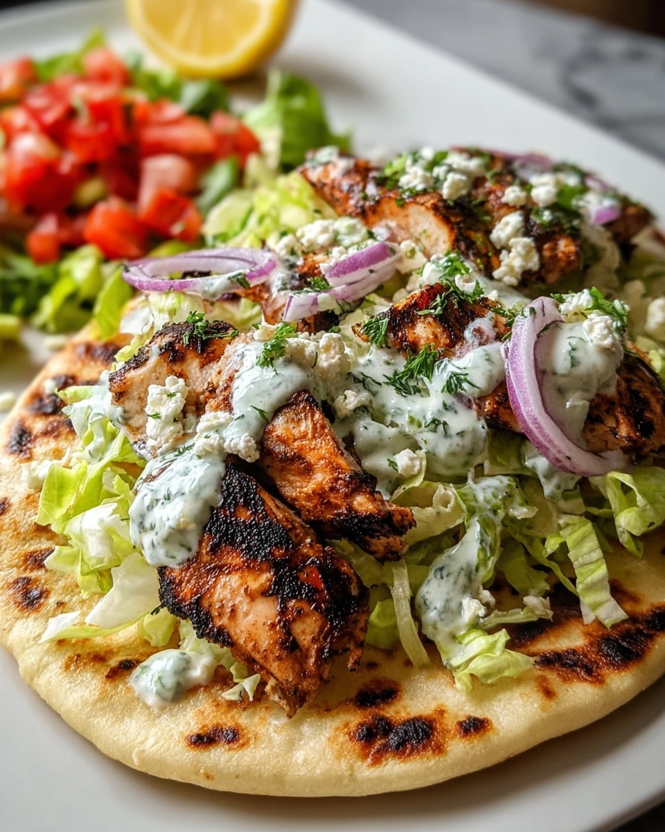 Greek Chicken Gyros with Lemon-Herb Marinade | Delicious & Easy