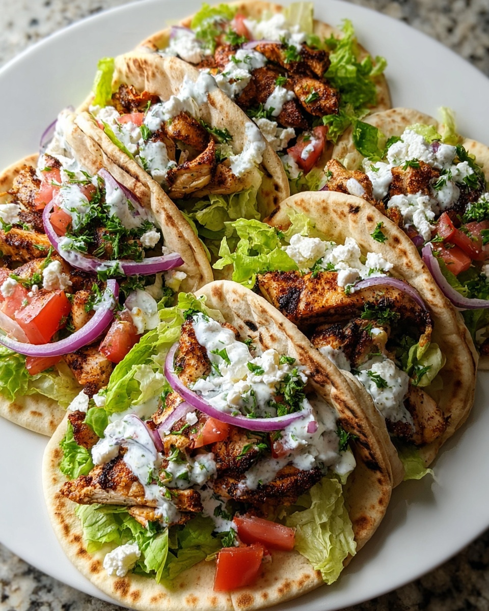 Greek Chicken Gyros with Lemon-Herb Marinade | Delicious & Easy