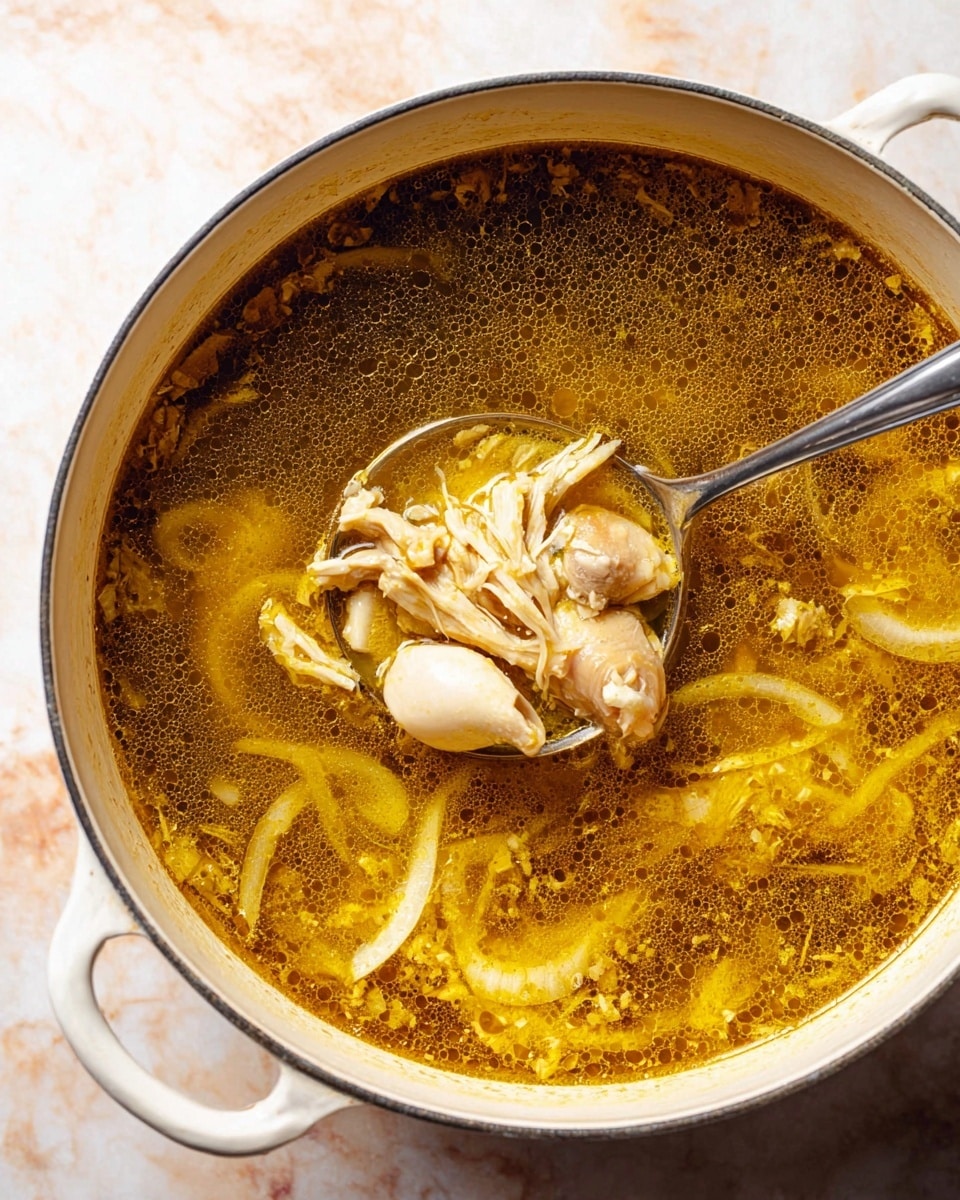 Cozy Aromatic Ginger Scallion Chicken Noodle Soup – Warm & Flavorful