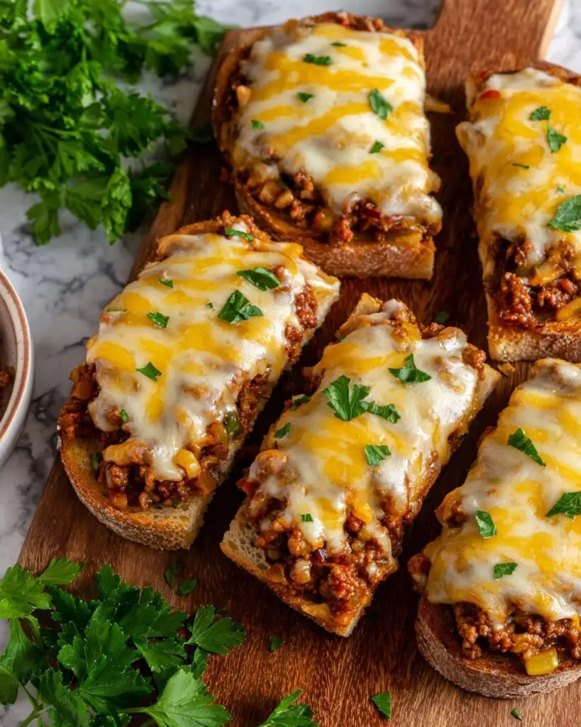 Sloppy Joe Garlic Bread: Irresistible Comfort Food Favorite