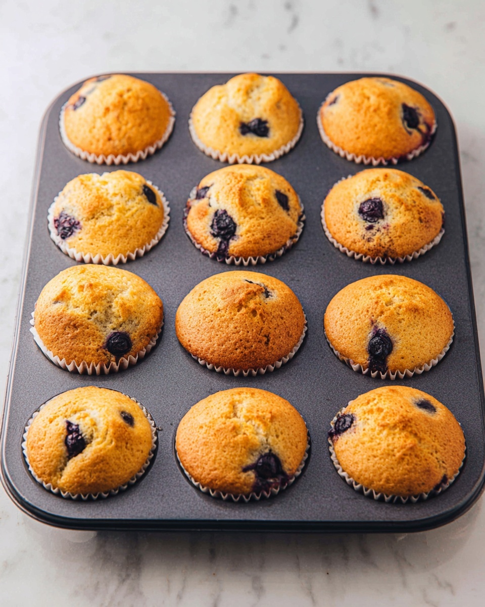 Cottage Cheese Blueberry Muffins Recipe | Moist & Flavorful