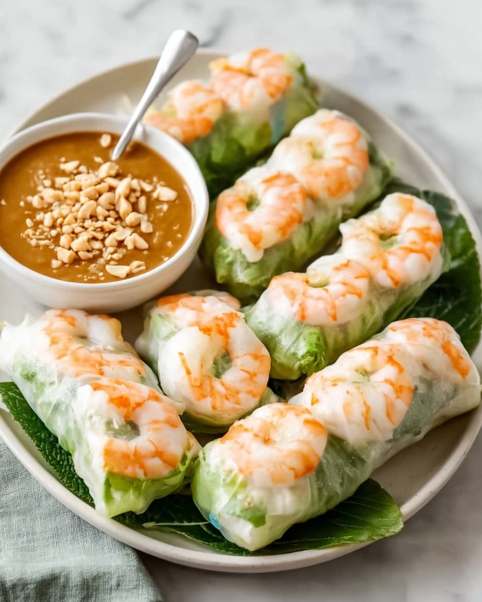 Fresh Spring Rolls with Peanut Sauce: Delicious & Vibrant