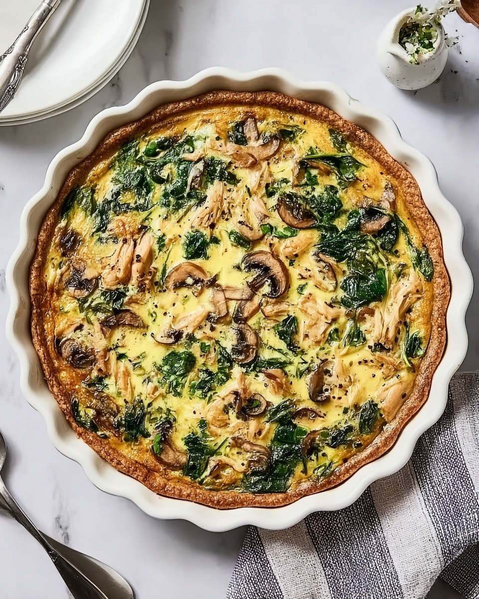 Spinach & Mushroom Quiche: Irresistibly Flavorful & Easy