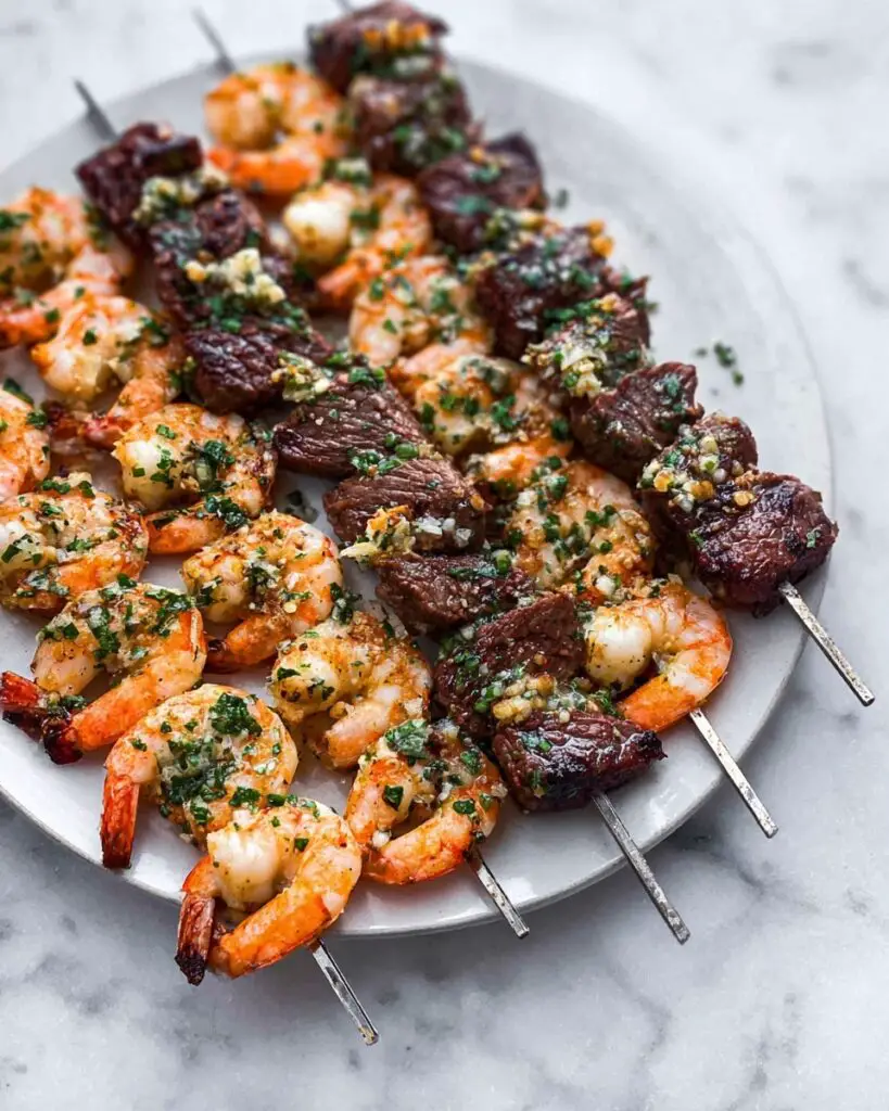 Garlic Butter Surf and Turf Kabobs – Irresistibly Juicy & Flavorful