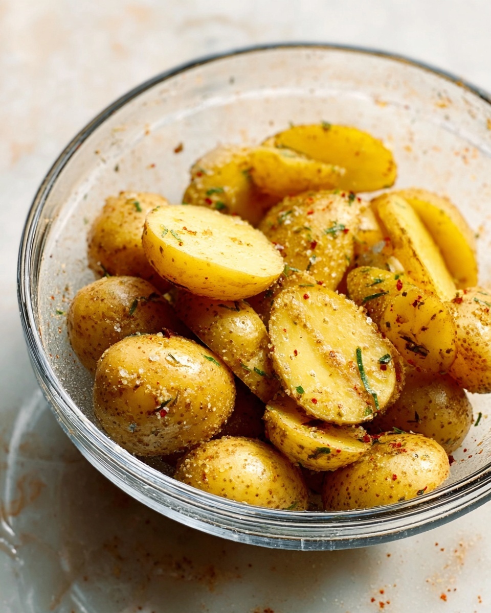 Healthy Parmesan Roasted Potatoes | Crispy & Flavorful Side Dish